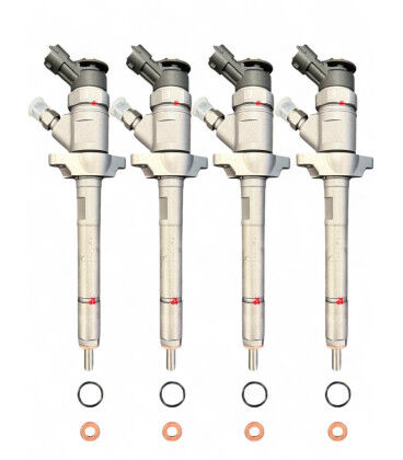 4x Injecteur d'origine Bosch 0445110297 Citroën Peugeot 1.6HDI